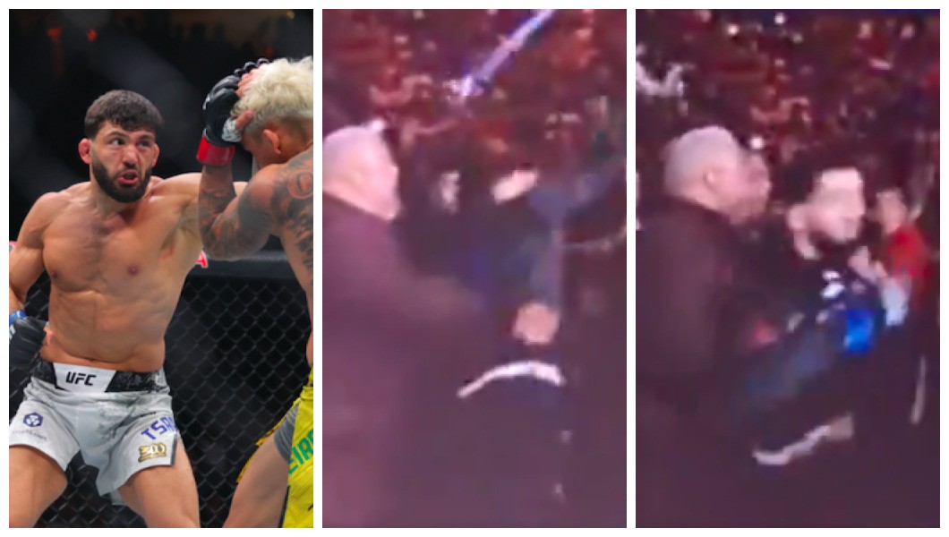 Vídeo mostra astro do UFC dando soco em pessoa na plateia em saída do ...