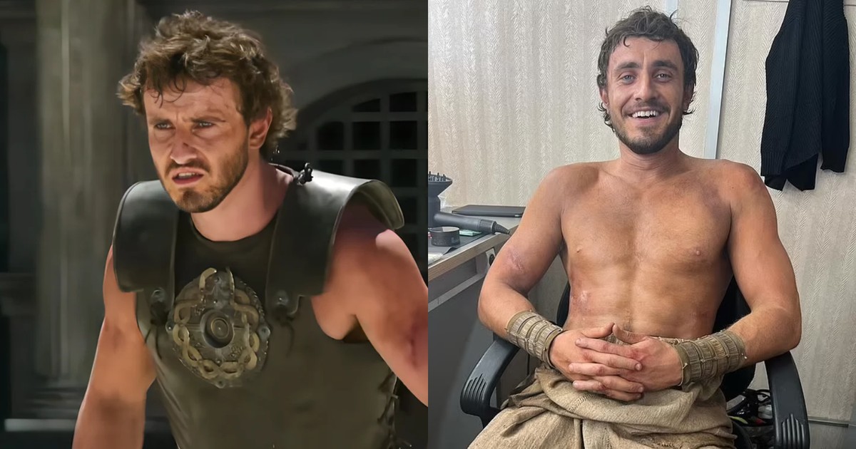 Astro de 'Gladiador II' admite que não queria ficar bombado para o ...