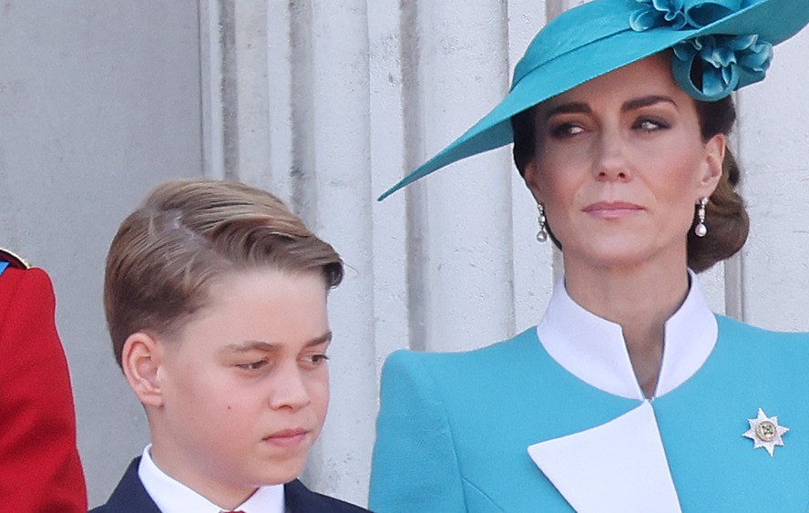 Kate Middleton está treinando George, seu filho mais velho com William ...