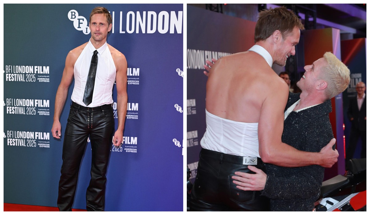 Alexander Skarsgård, galã de 'Tarzan', surpreende em red carpet com ...