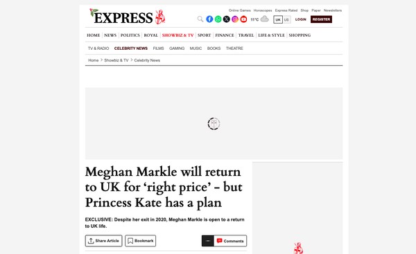 Pelo 'preço certo', Meghan Markle topa voltar para Inglaterra e Família ...