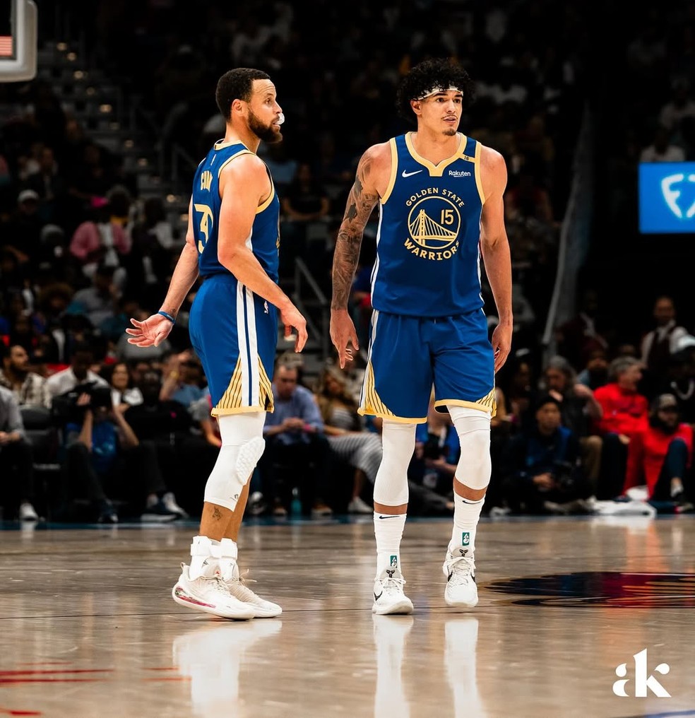 Stephen Curry rebate repórter sobre formação 'exótica' do Golden State ...